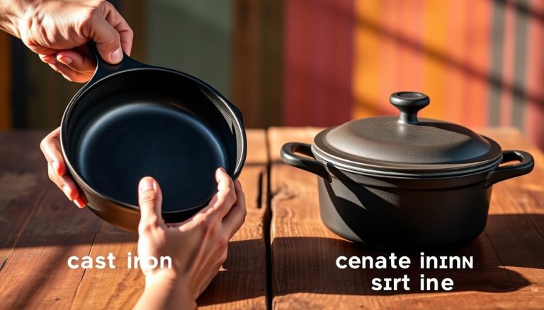 Cast Iron vs. Enameled Cast Iron: What’s the Difference? – Cookware Ninja