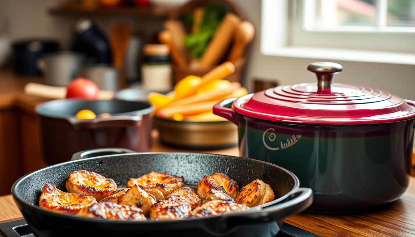 Cast Iron vs. Enameled Cast Iron: What’s the Difference? – Cookware Ninja