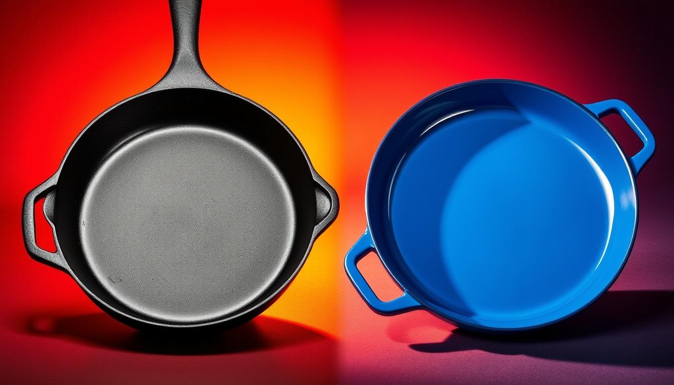 Cast Iron vs. Enameled Cast Iron: What’s the Difference? – Cookware Ninja