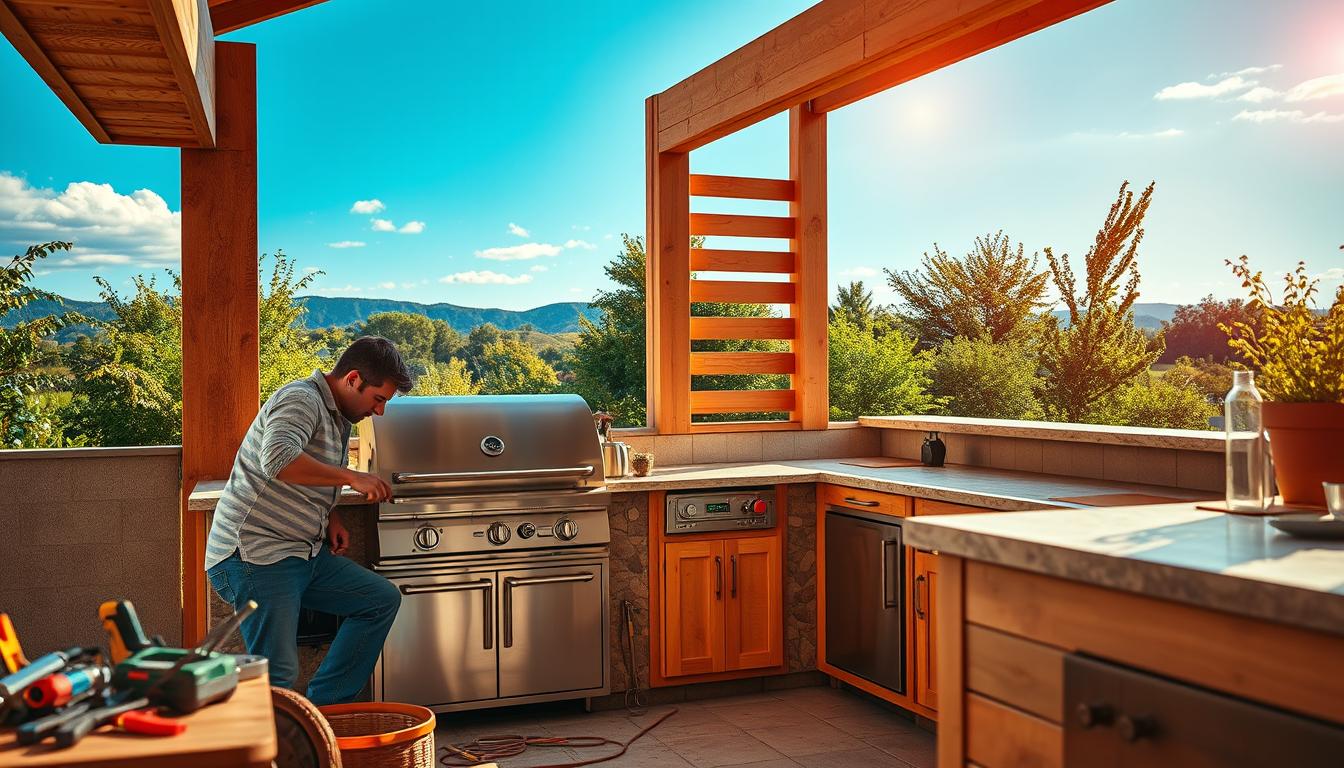 How to Build an Outdoor Kitchen with a Built-In Grill – Cookware Ninja