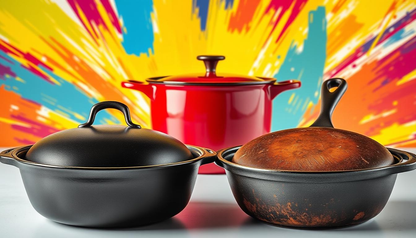 Cast Iron vs. Enameled Cast Iron: What’s the Difference? – Cookware Ninja